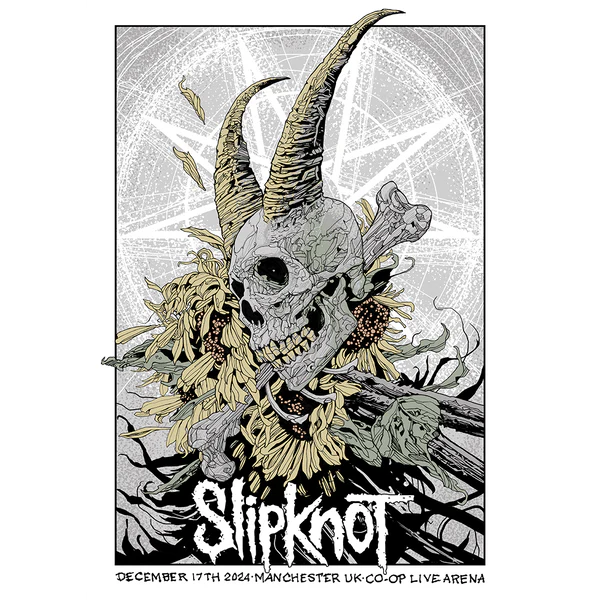 2024 Limited Edition Tour Poster – Manchester - Slipknot Official UK Store