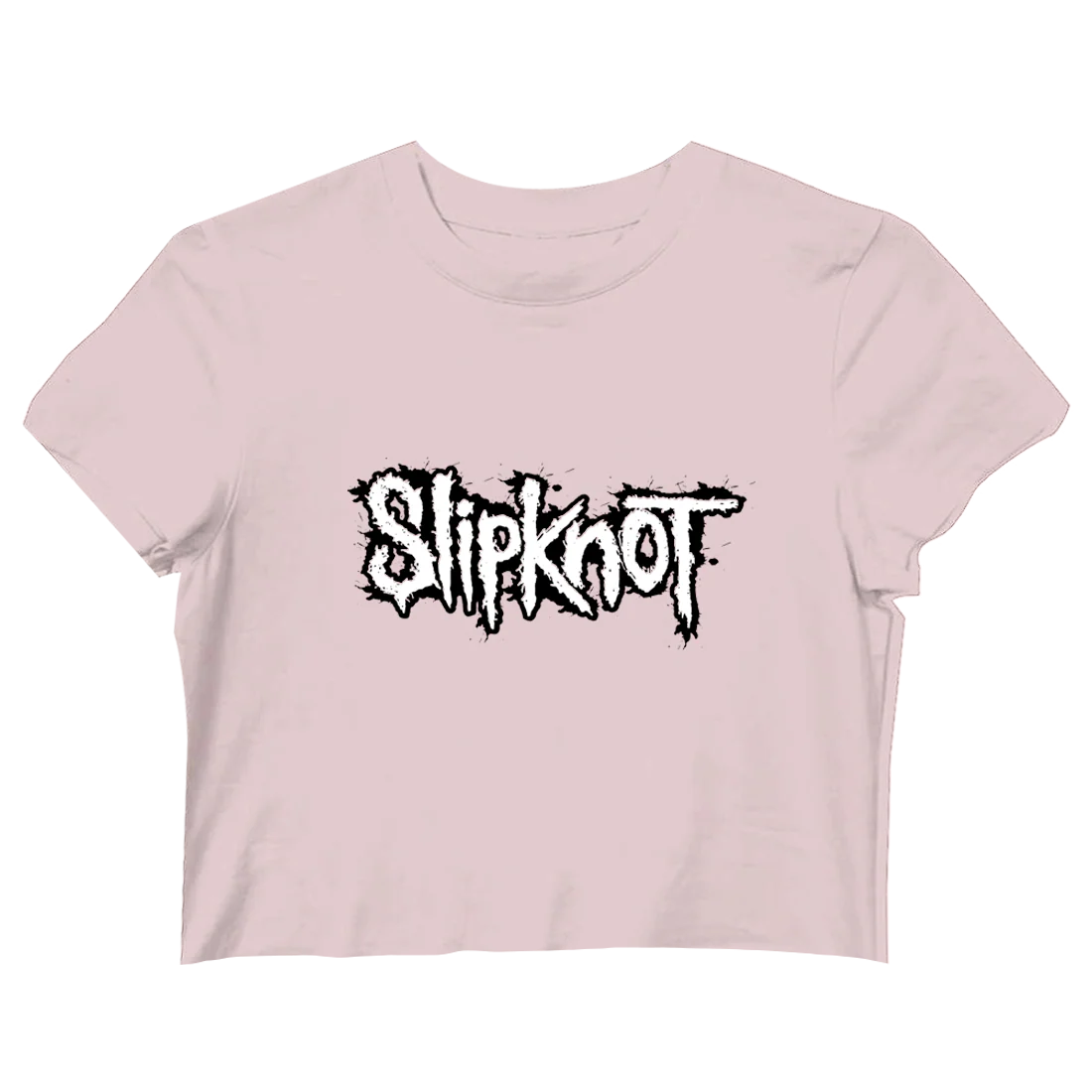 PINK LOGO CROP T-SHIRT - Slipknot Official UK Store